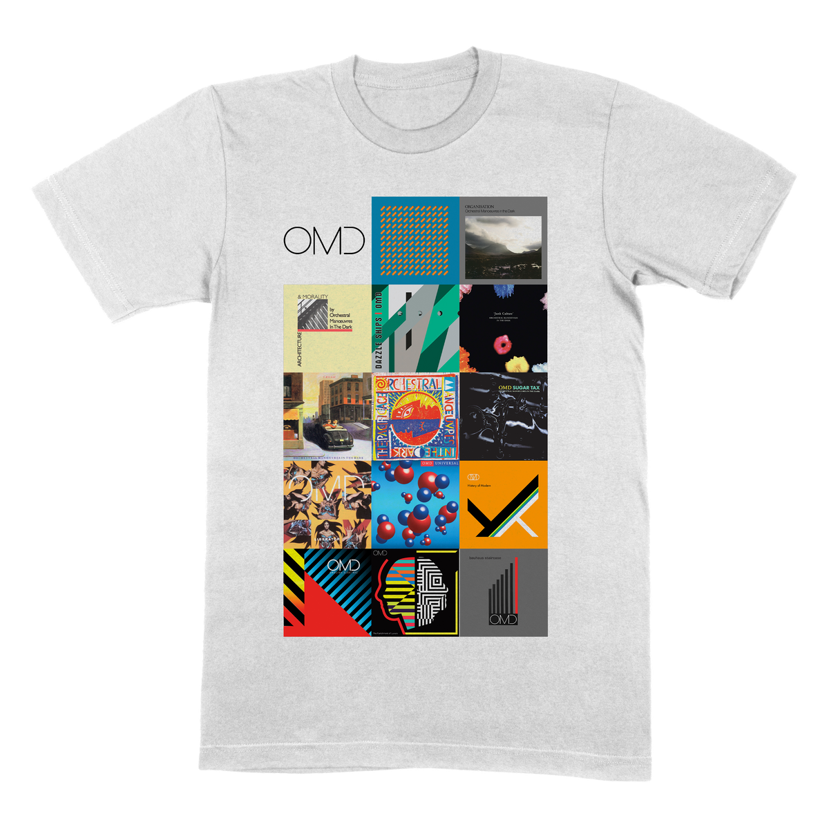 OMD Discography T-shirt | OMD Official Store